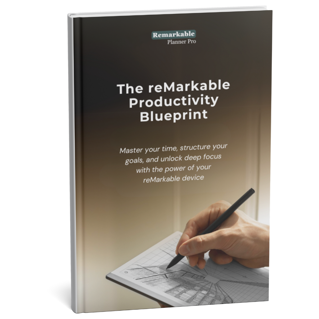 Productivity Blueprint e-Book – Remarkable Planner Pro
